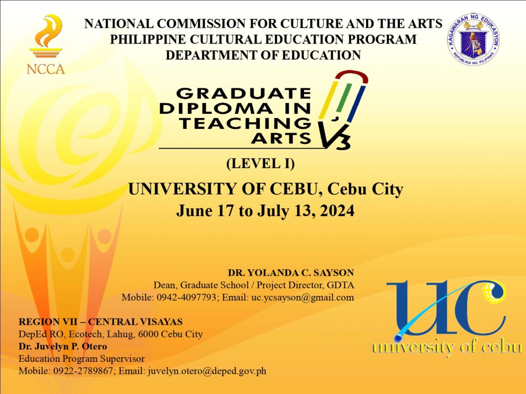 Culture Based Higher Education Programs – CulturEd: Philippine Cultural ...